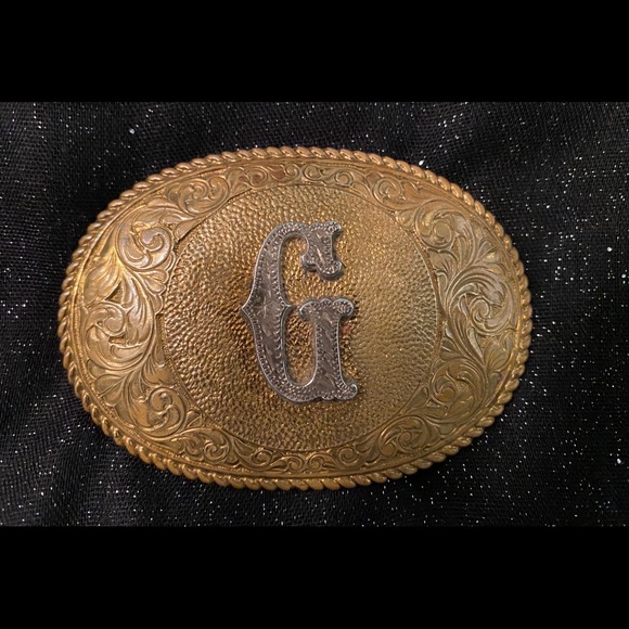 Accessories | Vintage Crumrine El Arthur Bronze Belt Buckle G | Poshmark